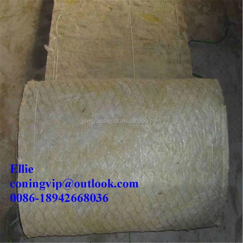 80kg/m3 50mm Rock Wool Blanket for Power Plant Insulation