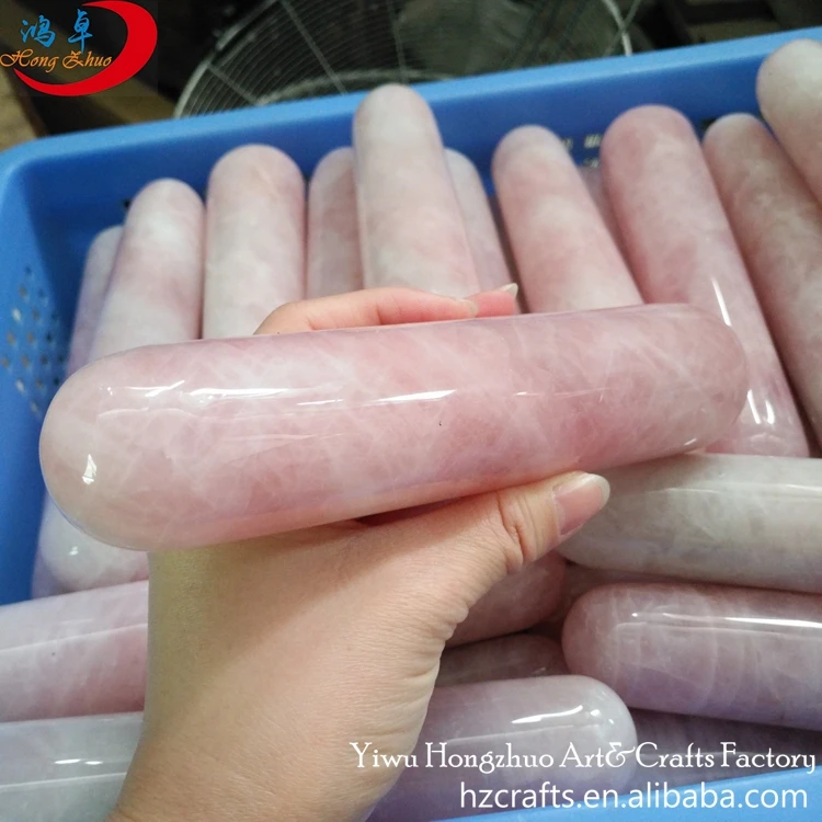 Women's Crystal Massage Wand - Rose Quartz Kegel Exercise