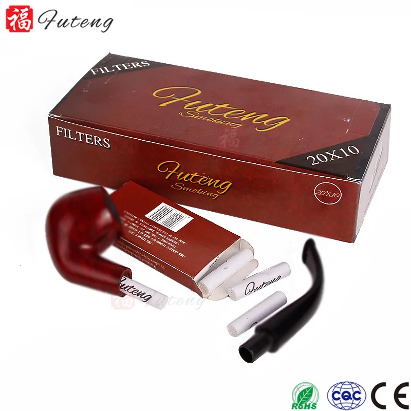 Futeng Custom Logo 9mm Activated Carbon Filter for Pipe Smoking