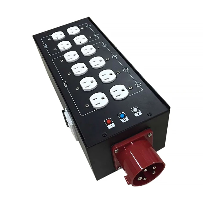 5-15 US Outlets Power Split Panel for Stage Events
