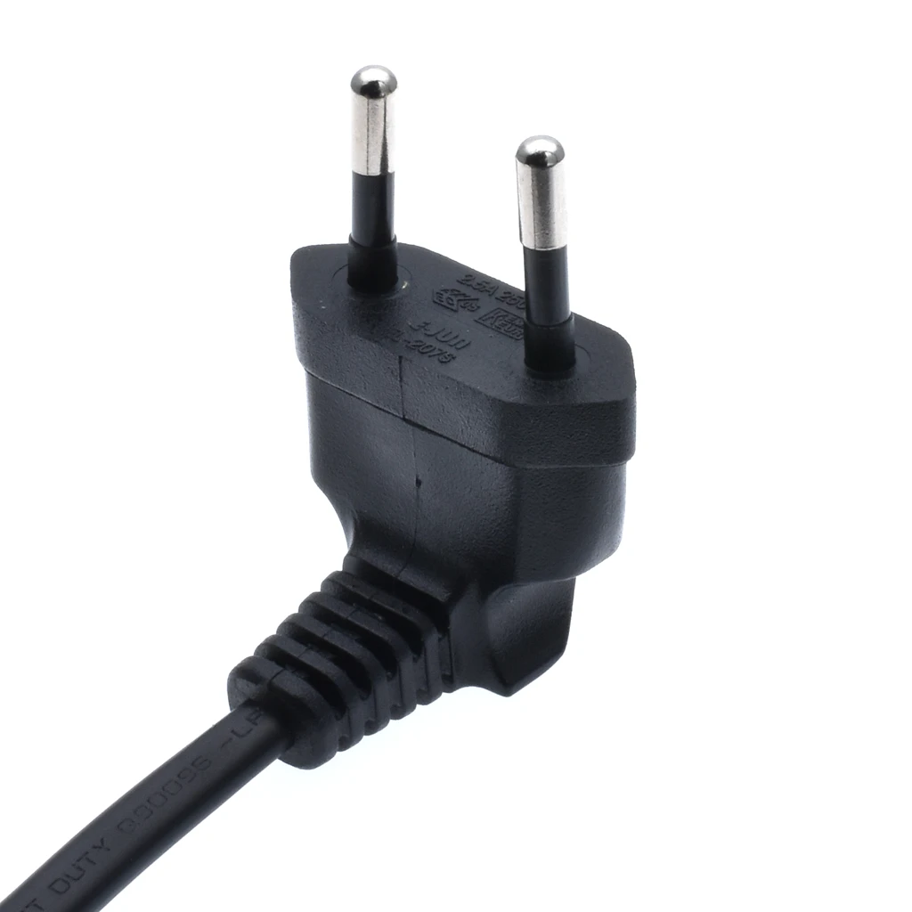 VDE Certification European 2Pin CEE7/16 to Angled IEC320 C7 Figure 8 AC ...