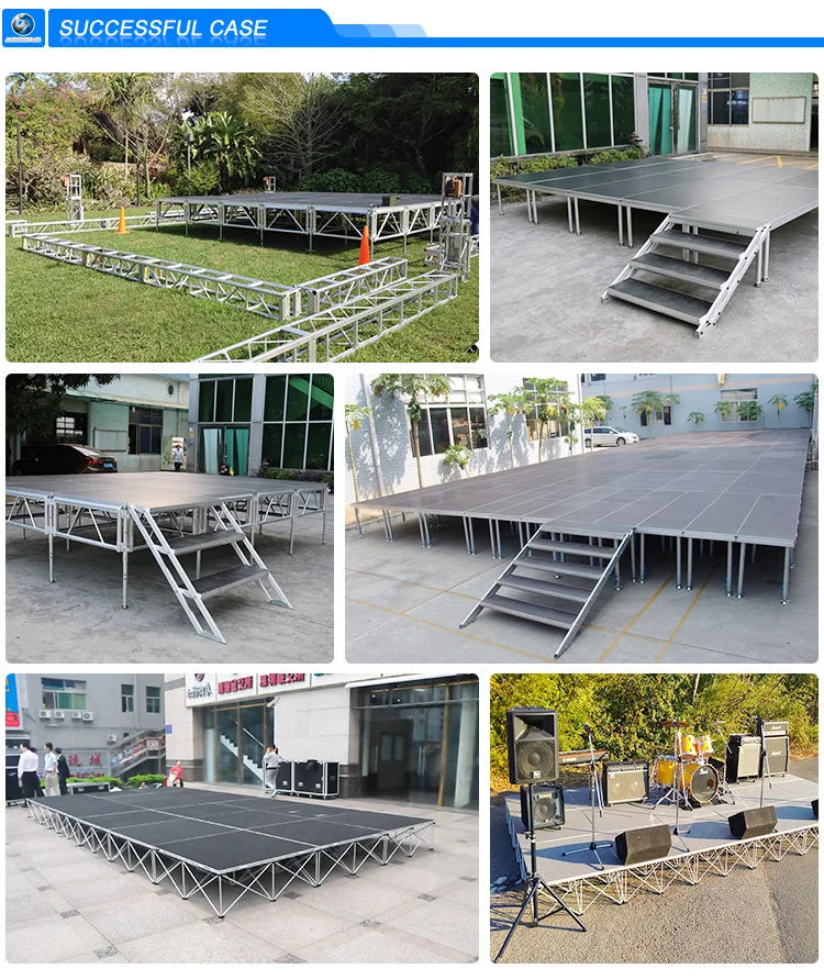 Mini Type Stage Customize Size 3 Year Warranty Stage Platform Mini ...
