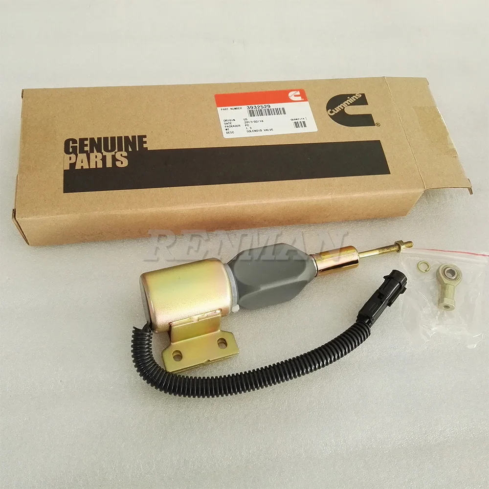 Cummins 6b 6b5.9 6bt 6bt5.9 Engine Stopper 12v Fuel Shut Off Valve Dc ...