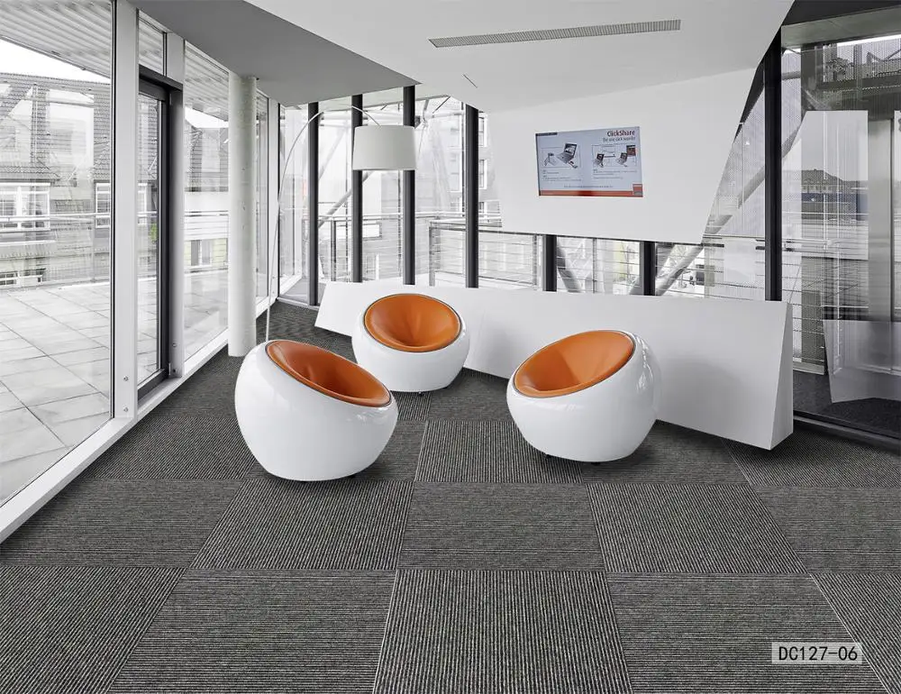 Modern Luxury Commercial Modular Carpet Tile Polypropylene Pp Surface ...