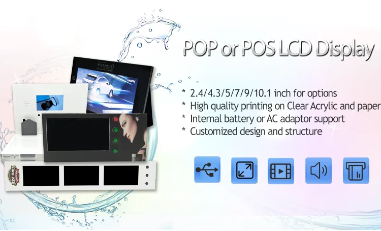 Custom Cardboard Pop up LCD Counter Display - Brand Marketing