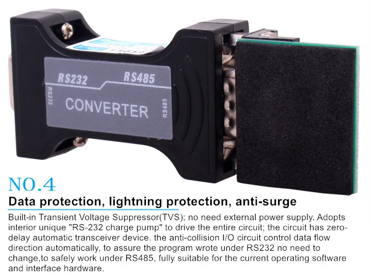 DTECH Iot Serial Communication Adapter - RS232 to RS485