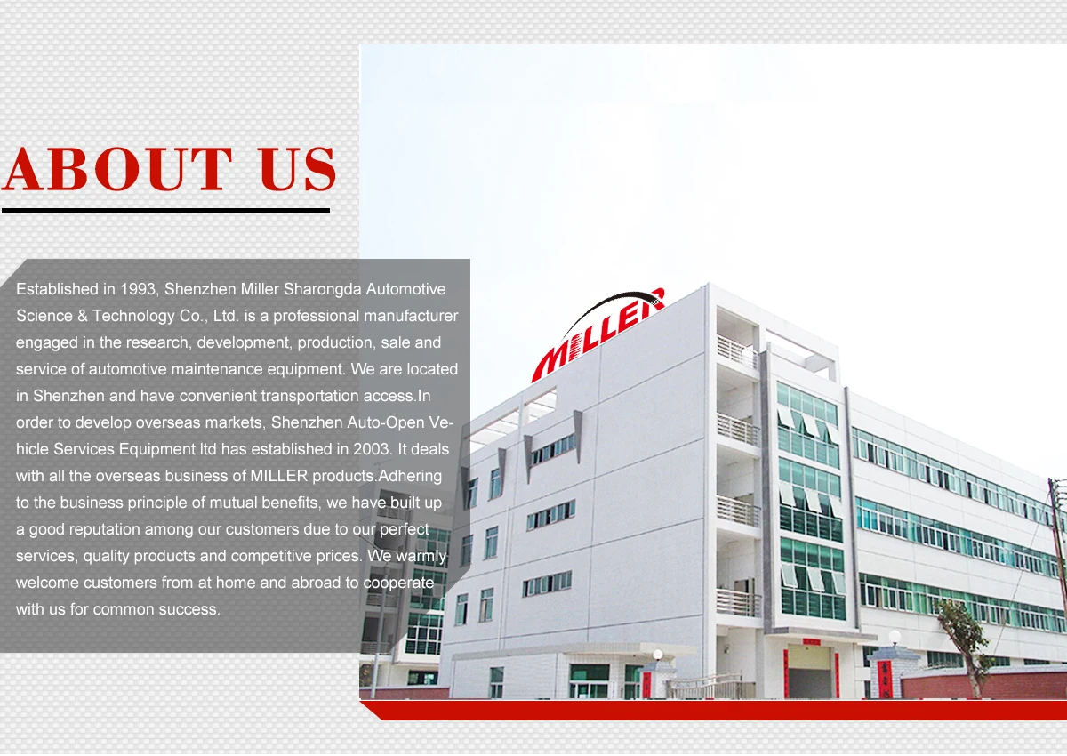 MILLER Truck/bus/trailer Wheel Alignment Machine with CE