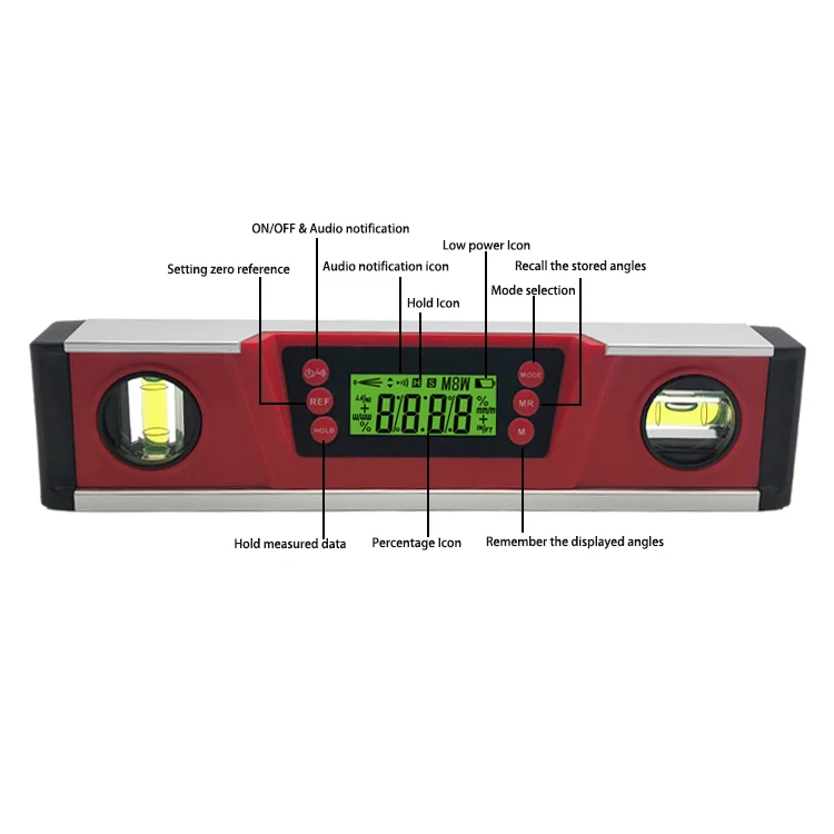 DL136 Digital Spirit Level - Precision and Custom Support