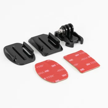 3m Adhesive Sticky Curved Base Pad And Buckle Mount Fits For Gopro Go ...