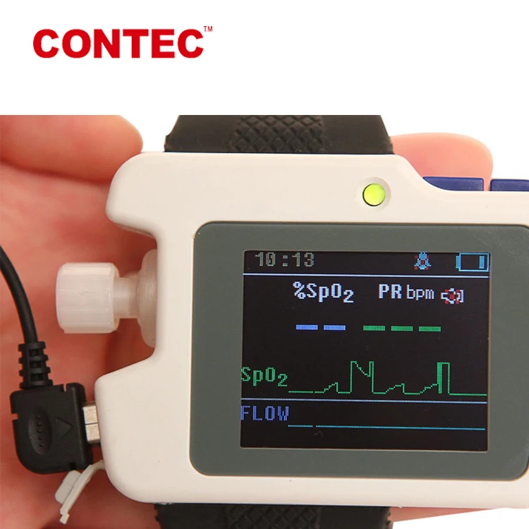 Contec Wrist RS01 - Sleep Apnea Spo2 Monitor with CE Cert