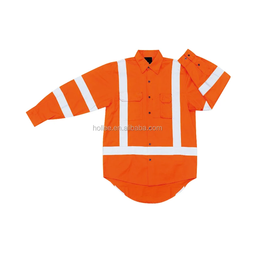 Men's Safety Work Jacket TC 65%Polyester 35%Cotton Twill 245gsm ...