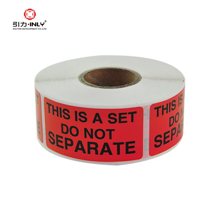 Factory Price Pre Printing This Is A Set Do Not Seperate Warning Labels ...