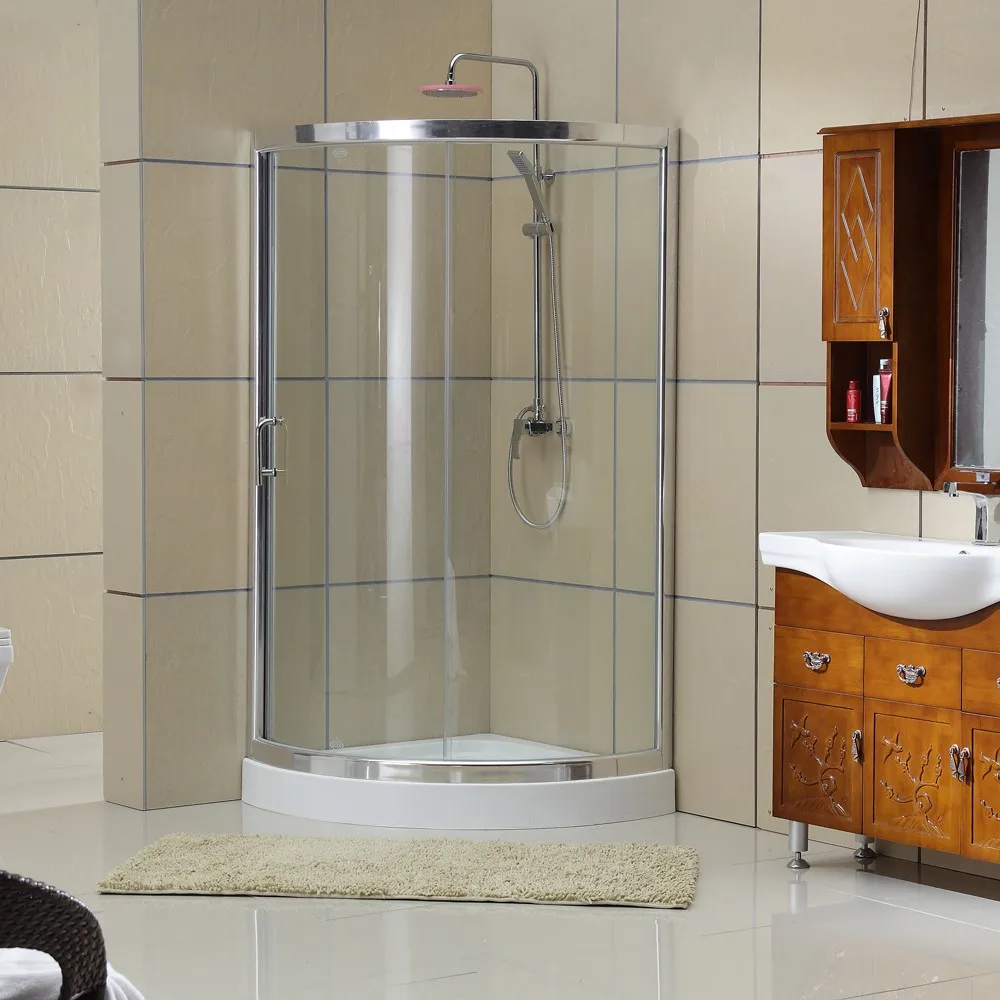 Foshan Factory Modern Sector Aluminum Sliding Shower Room Shower Cabin ...