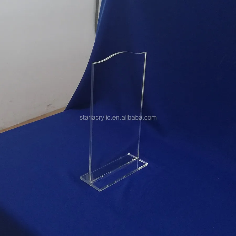 Triangle Table Talker - Three Sided Menu Holder for Restaurants