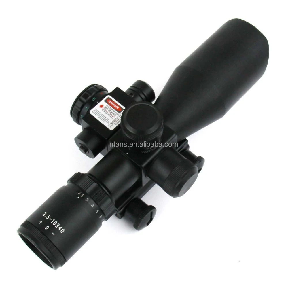 Spike 2.5-10x40 Scope Tactical With Illuminated Range Finder Reticle ...