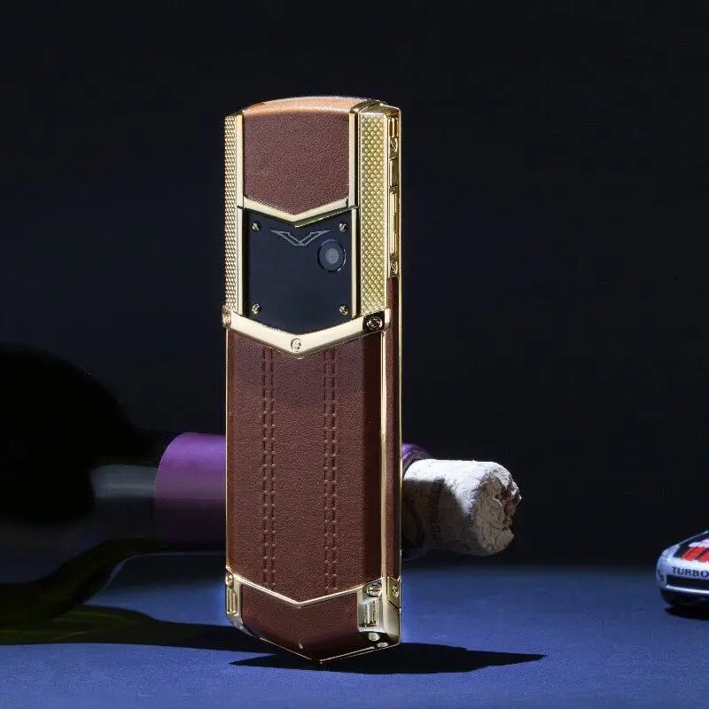 Metal Body Luxury Bar Phone Dual Sim Senior Mobile Cellphone Keyboard ...