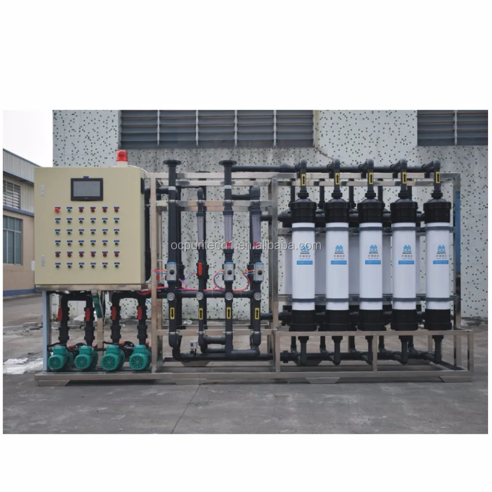 10m3/hr Ultrafiltration(uf) Membrane Mineral Water Purifier System ...