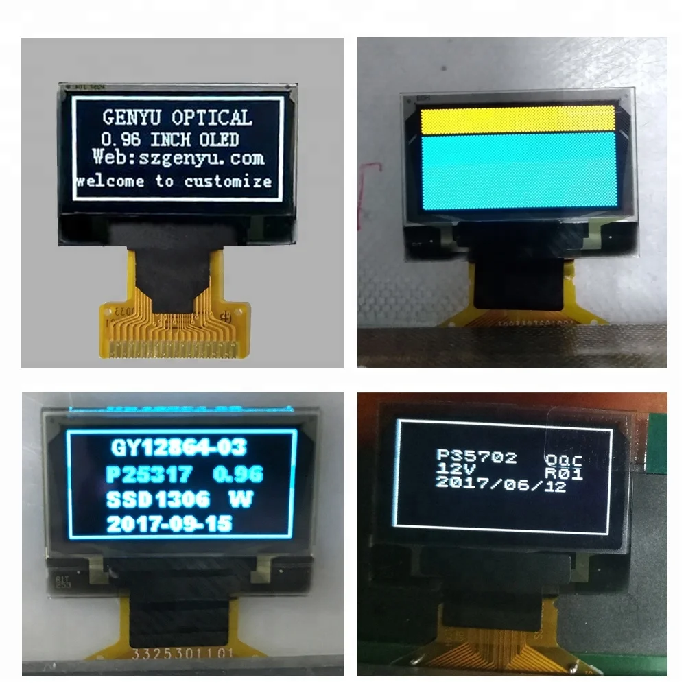 Small Lcd Screen Module Panel Mini 128x32 128x64 Oled Customized Fpc ...