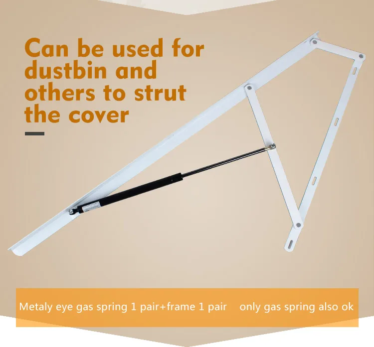 Pneumatic Gas Lift Strut for Bed with 850N - LONGXIANG