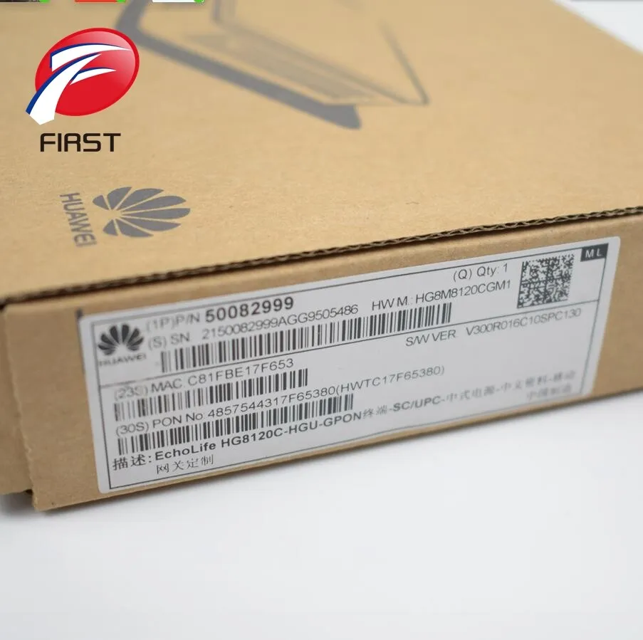 Ftth Gpon Ont Modem 2fe + 1port Huawei Hg8120c Gpon Onu Huawei Ont ...
