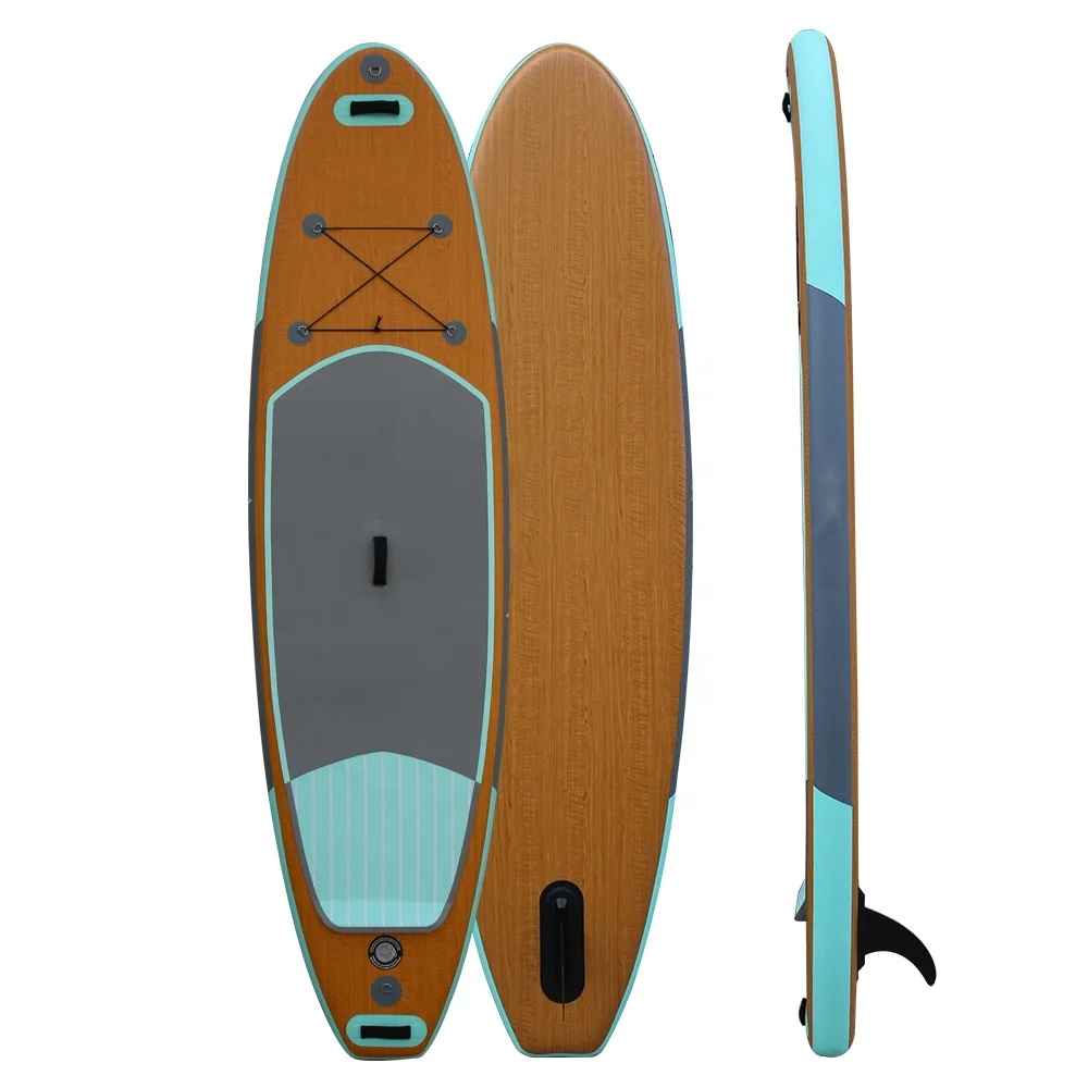 Color De Madera Popular Stand Up Paddle Junta Surf Inflable De La Junta ...