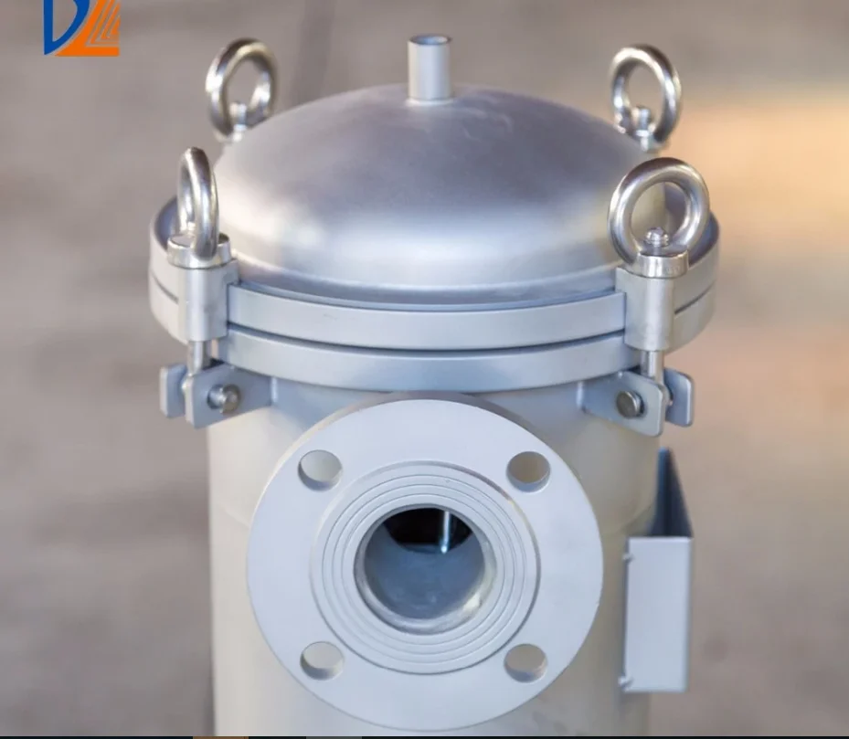 Industrial Stainless Steel Liquid-Solid Separator Multi Bag Filter ...
