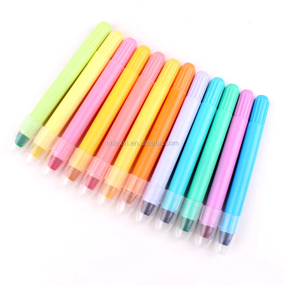 Fluorescent Markers Pen 6 Colors Set Highlighters Pen Liquid ...