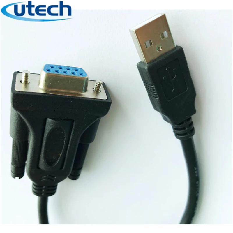 Usb 2.0 To Rs232 Db9 Female Serial Adapter Cable Supports Win Dows 10,8 ...