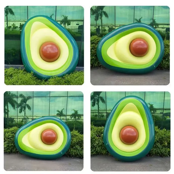 Inflatable Avocado Pool Float - Fun Water Entertainment