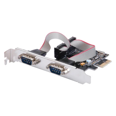 RS232 RS-232 Serial Port COM DB25 LPT Printer Parallel Port to PCI -E PCI Express Card Adapter ...