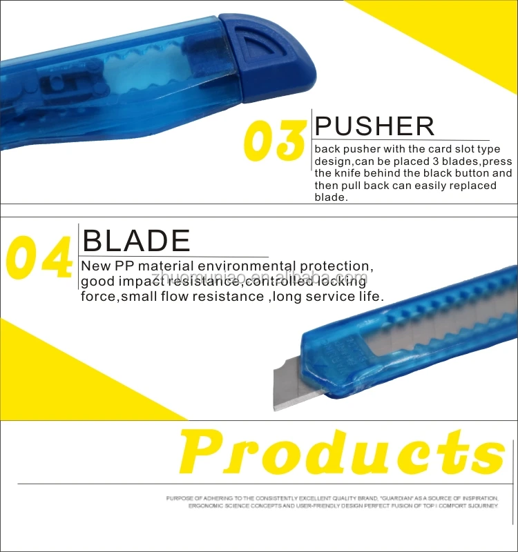 Small Pocket Knife - Cheap Cutter Knife with Safety Box