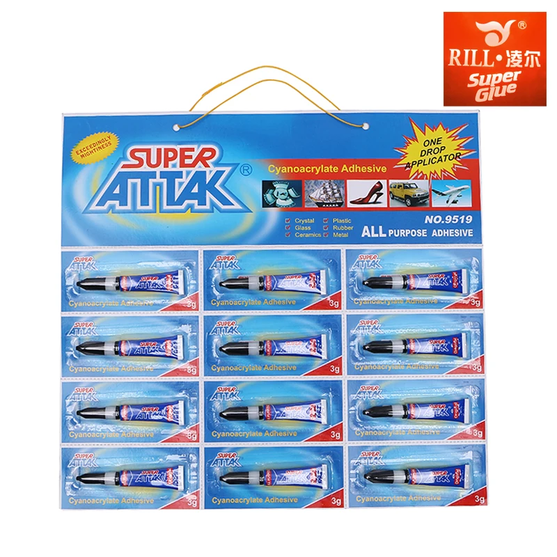 Super Attak All Purpose Adhesive Super Glue 3g High Performance Mighty ...
