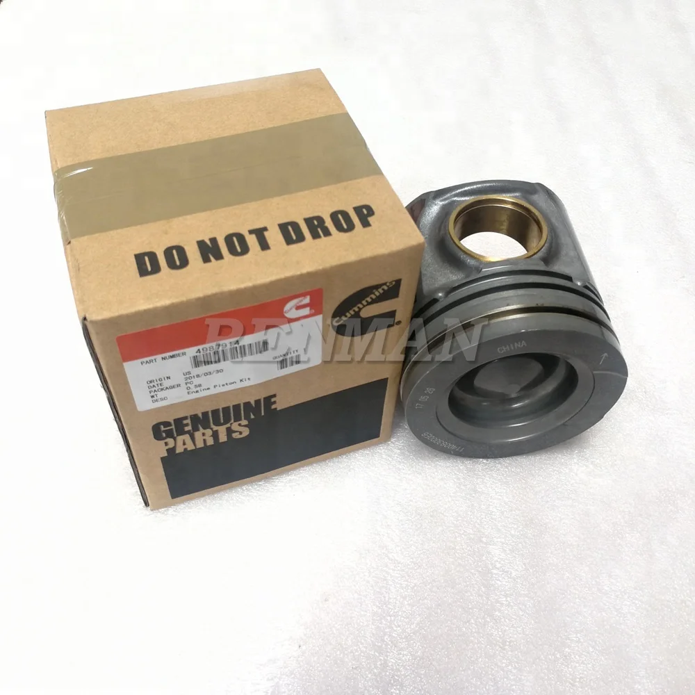 Cummins 6L Engine Piston Kit 2881926 4376499 with piston 4987914 and ...