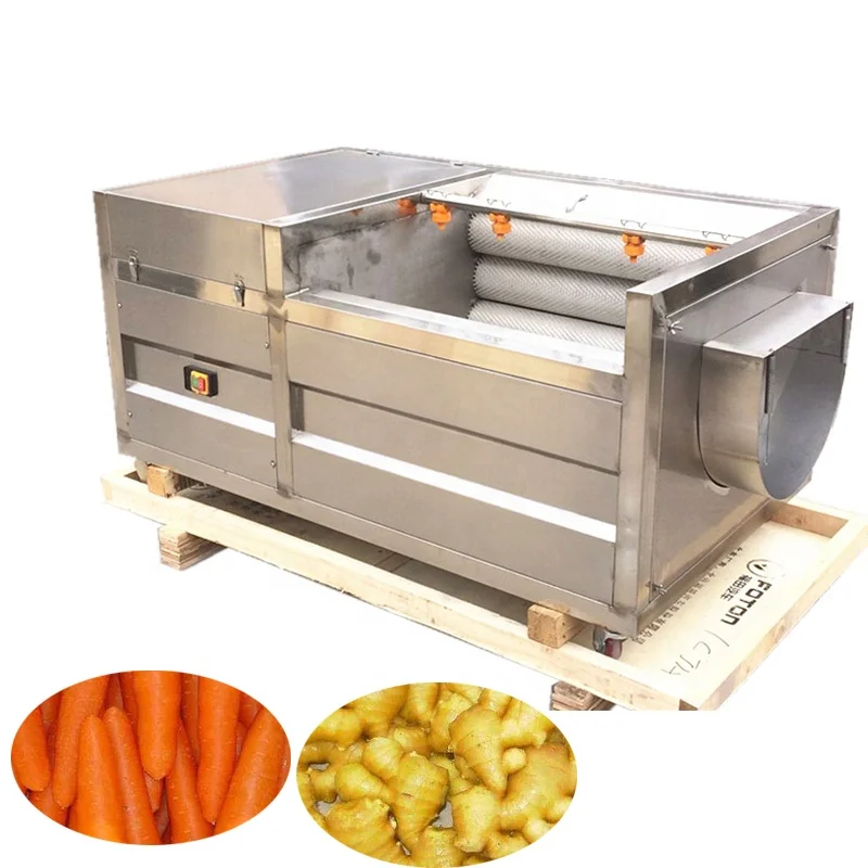 Vegetable Carrot Brush Washing Cleaning Machine Potato Ginger Brush ...