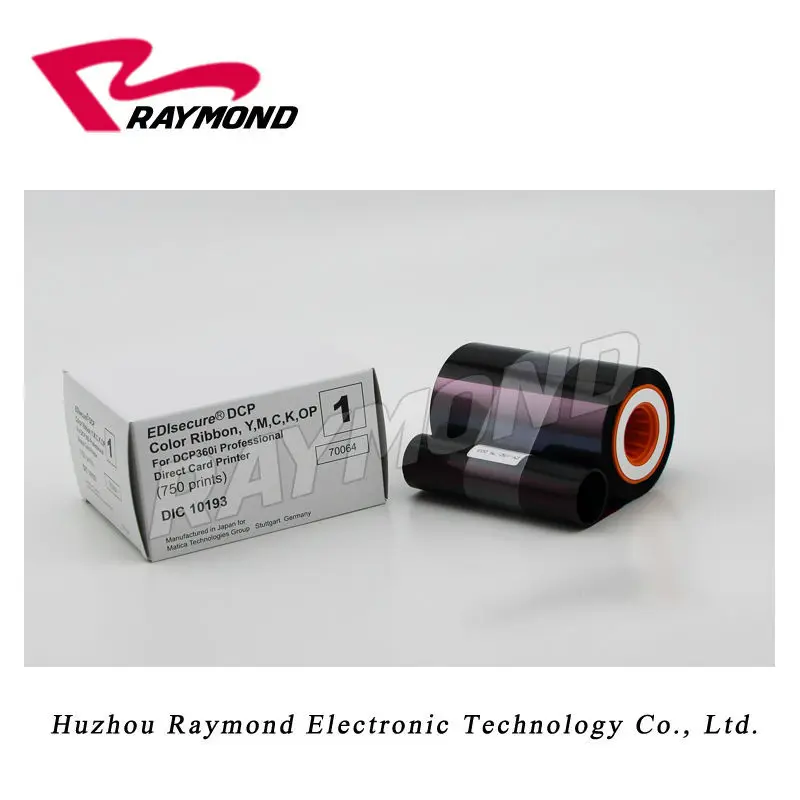 EDIsecure DIC10193 DCP 360 Color Ribbon YMCKO - 750 Images,for DCP360i ...