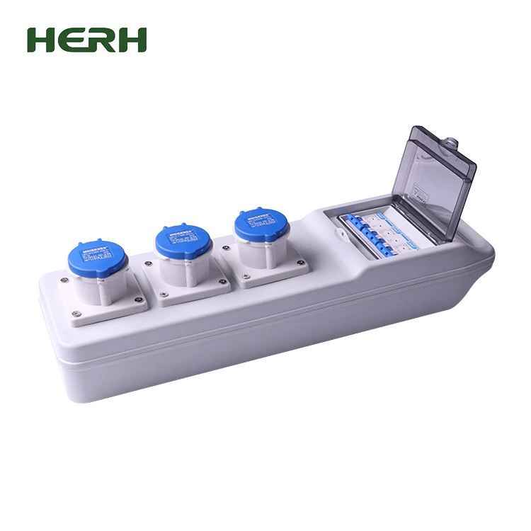 Customized IP66 Waterproof Industrial Combination Socket Box for Power ...