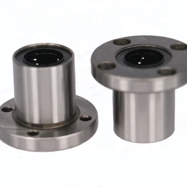 Round Flange linear motion ball bearing LMF5UU LMF6UU LMF8UU LMF10UU LMF12UU LMF13UU LMF16UU ...