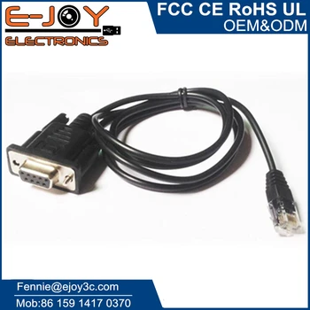 Rs232 Db9 Pin Female To Rj12 Male Serial Cable For Barcode Scanner ...