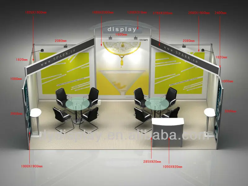 3x6 标准展位 - Buy 贸易展 Desplay，背景设计，背景墙设计 Product on Alibaba.com