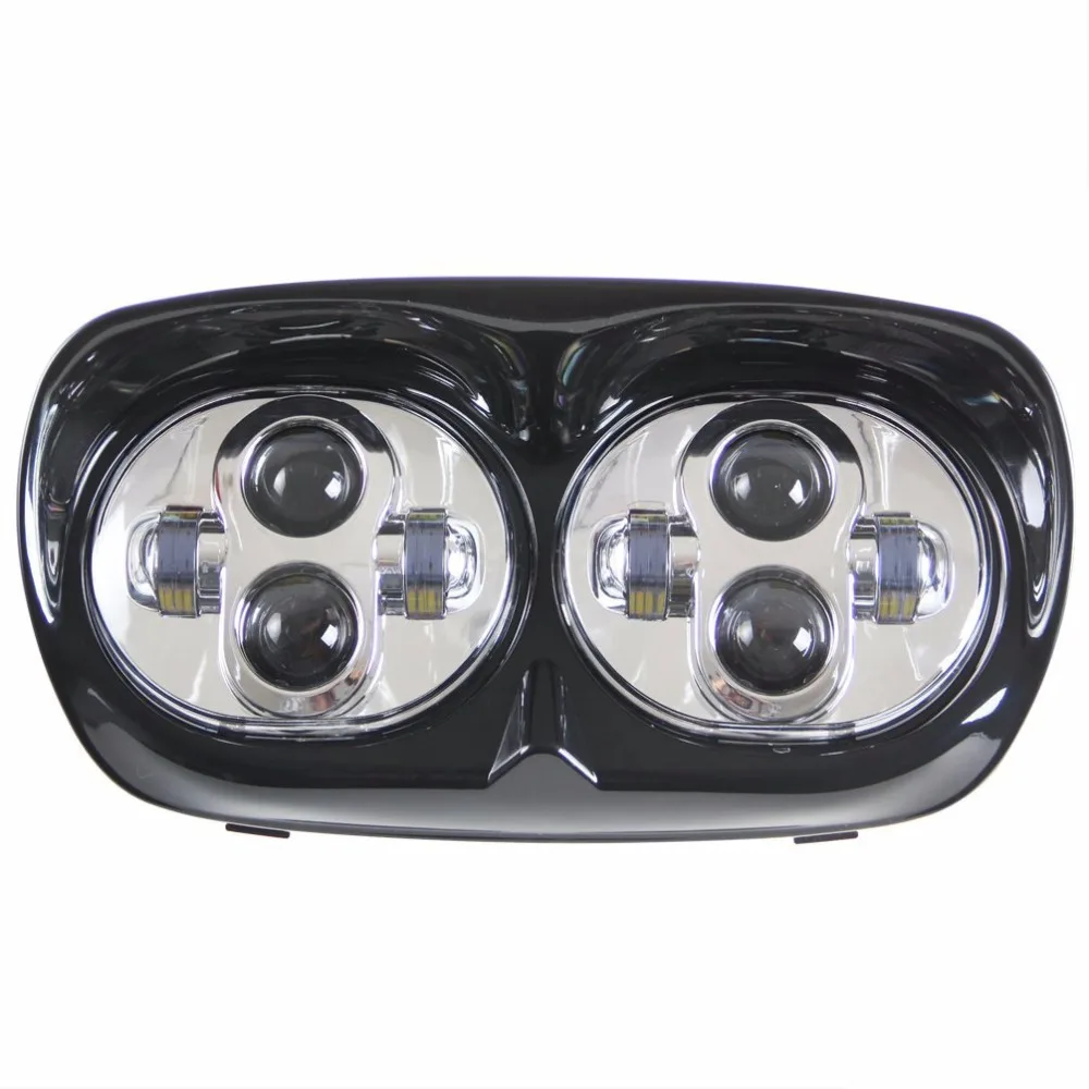 Twin Headlights 7 Inch*2 High/low Beam Motorcycle Led Dual Light For ...