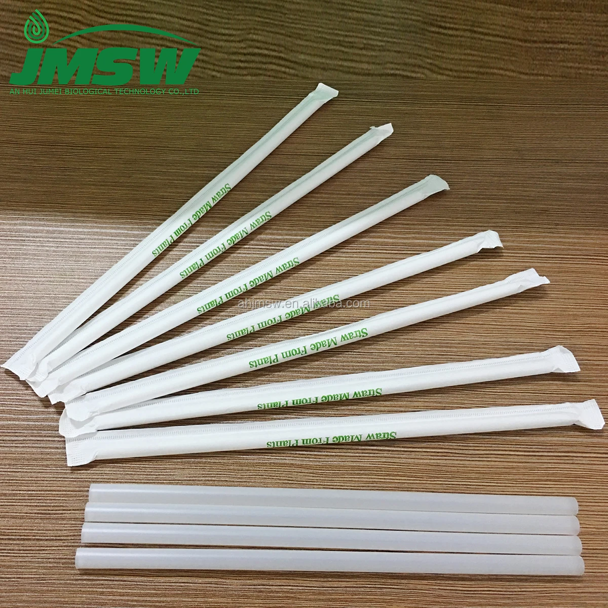 Eco-friendly 100% Compostable Cornstarch Bubble Tea Straw