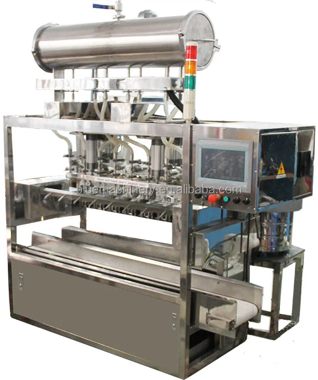 Automatic saline bag filling machine for medical IV bag with Eight Nose ...