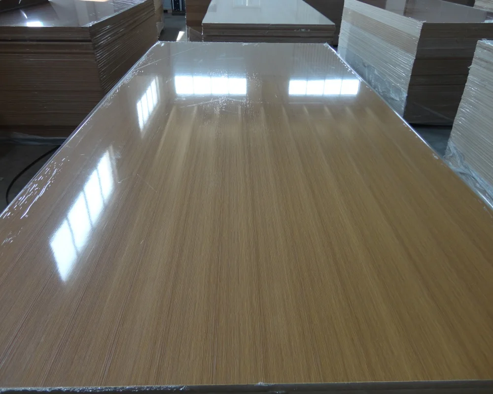 UV Melamine MDF Board, 4 X8, 16mm High Gloss and Moisture-Resistant ...