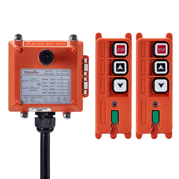F21-2s Industrial Hoist Wireless Remote Control 2 Transmitter 1 ...