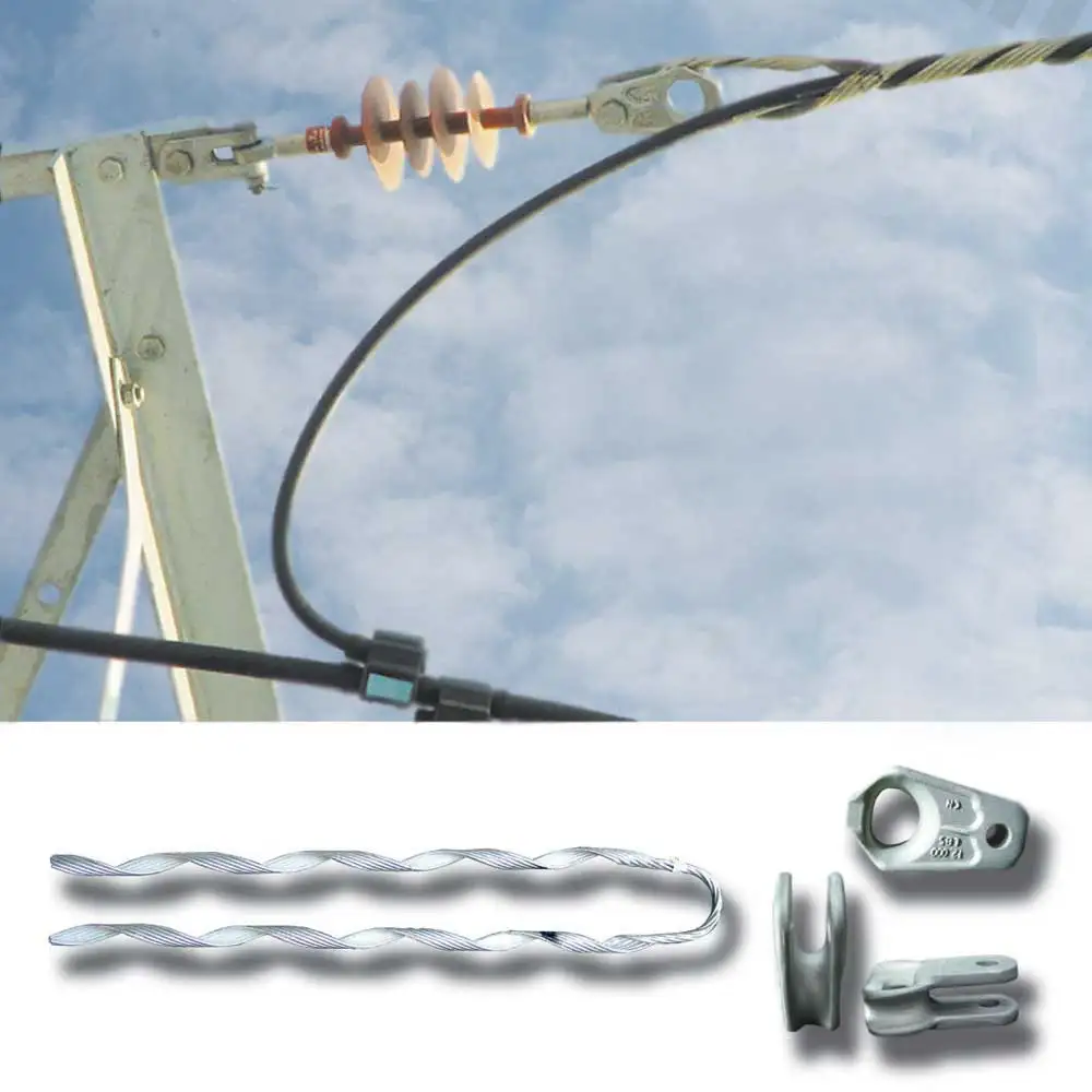 Helical Tension Clamp for Aluminum Strand Conductor Power Accessories ...