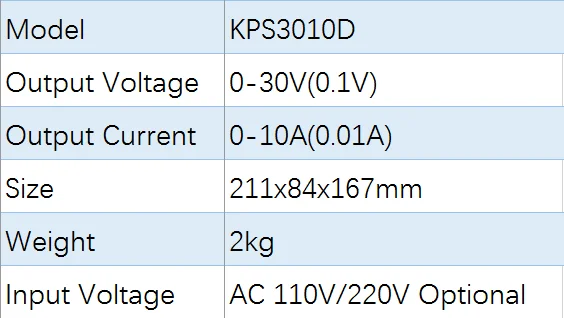 WANPTEK 30V 10A BENCH DC ADJUSTABLE POWER SUPPLY, DC POWER, LAB ...