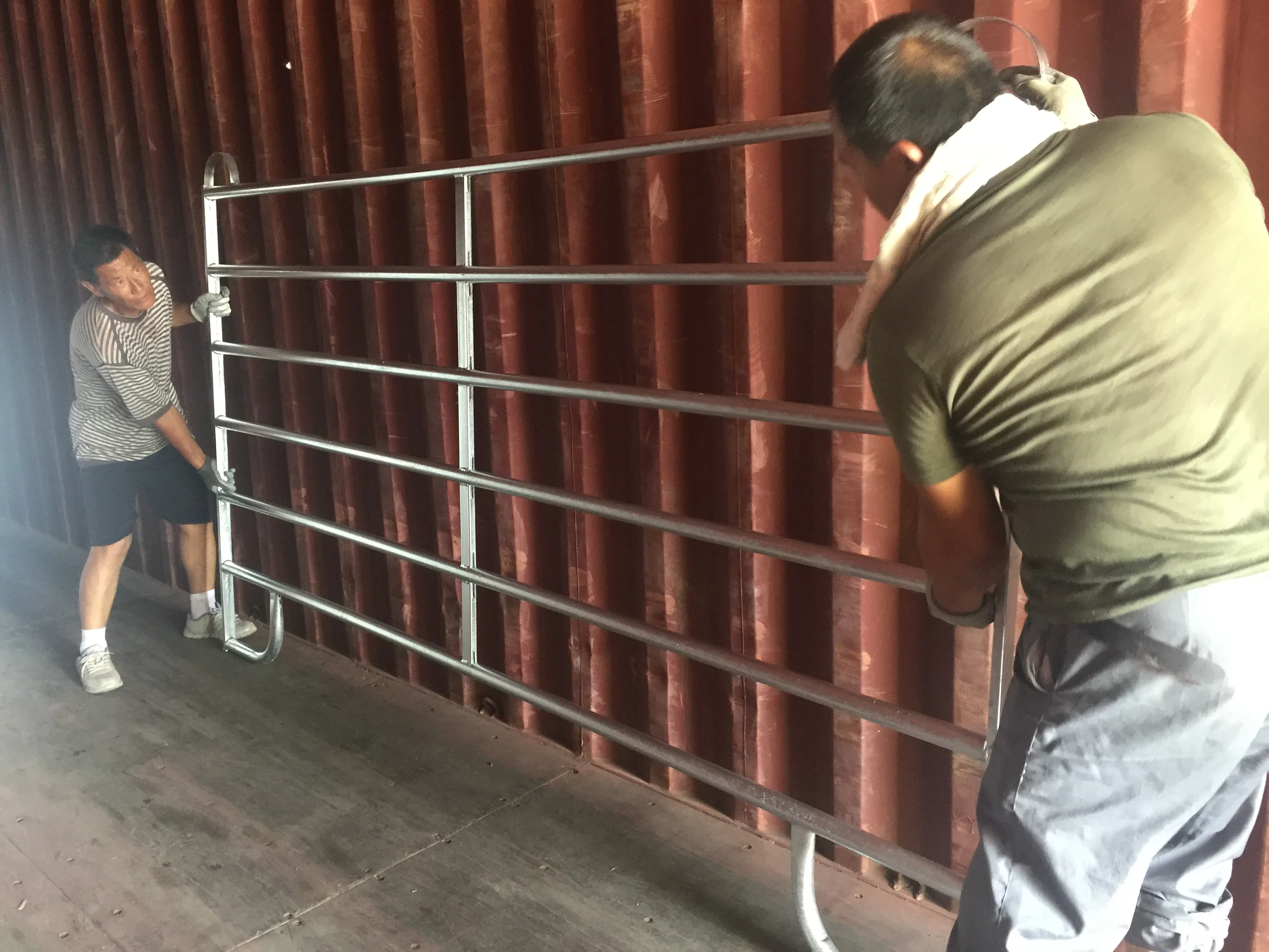 Cattle Rail Panel Bull Rail Panel Hot-dip Galvanized Steel Cattle Fence ...