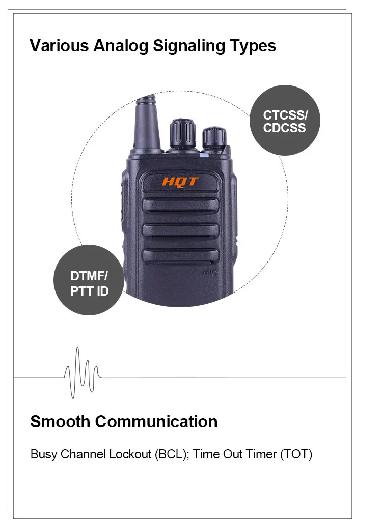 10W UHF Radio - Portable Firefighter Radio for Public Safety