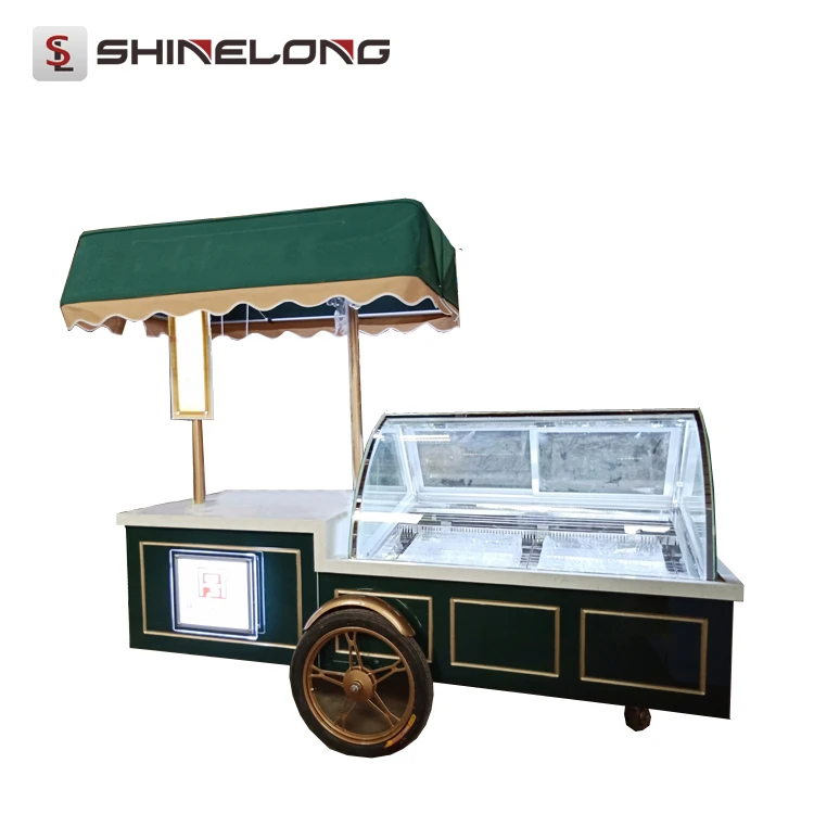 Carro De Helado - Ice Cream Cart for Sale with Wheels