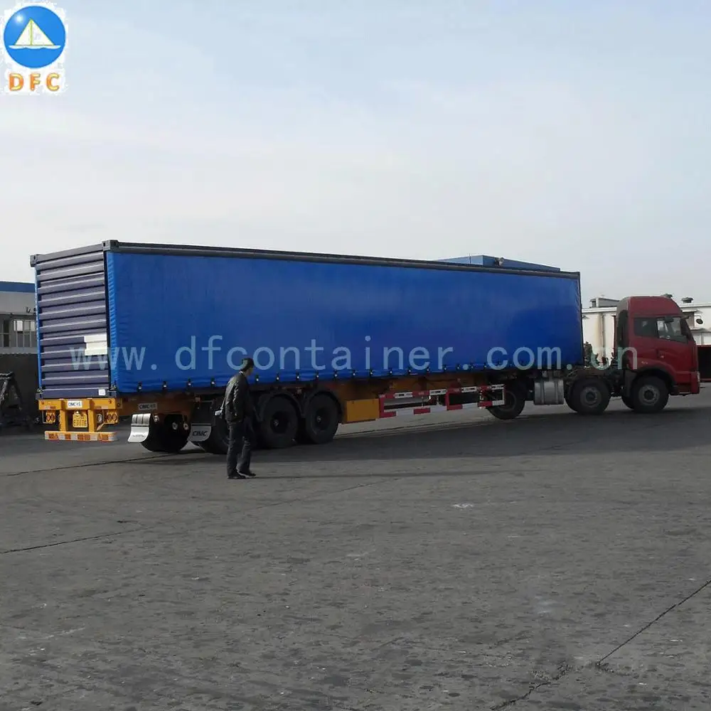 40hq Full Side Open Shipping Container With Tarpaulin For Sales - Buy ...
